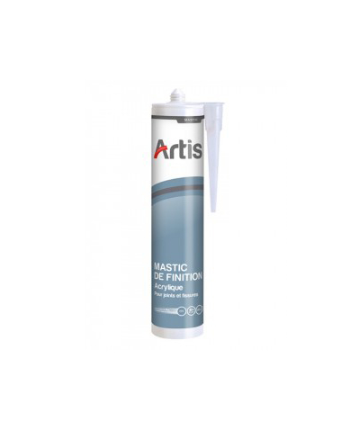 Mastic de finition Acrylique blanc joints et fissures Artis